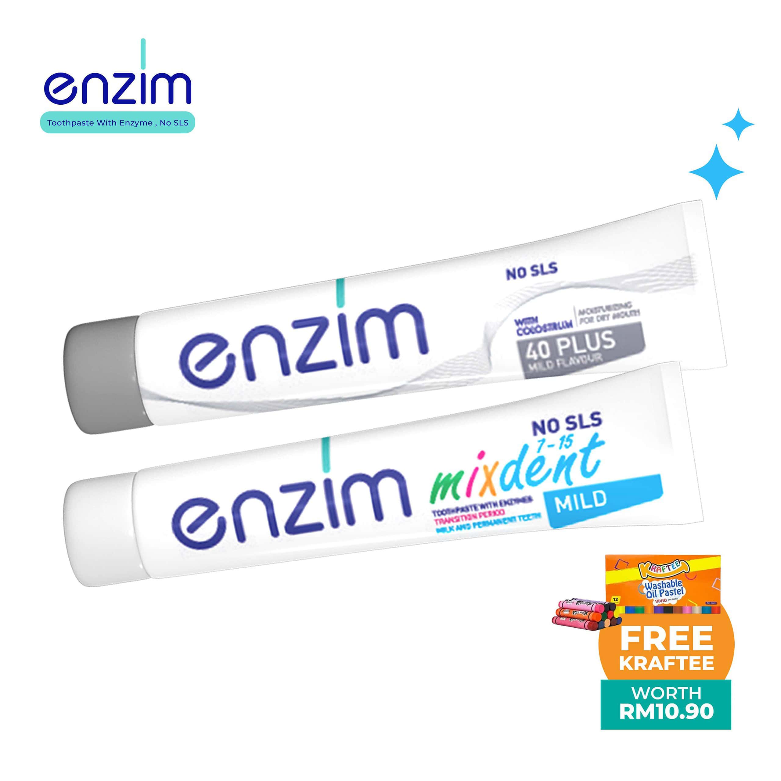 Enzim Oral Care Bundle C (40 + Mixdent)