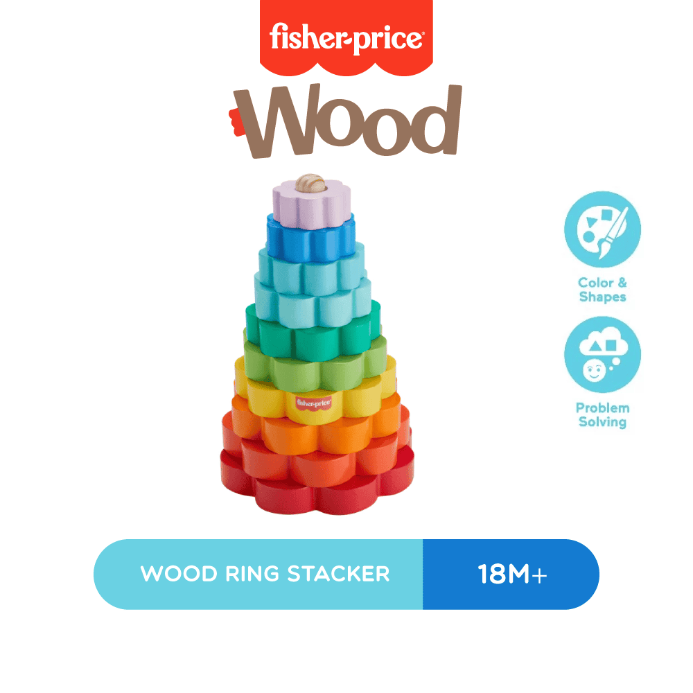Fisher-Price Wooden Ring Stacker