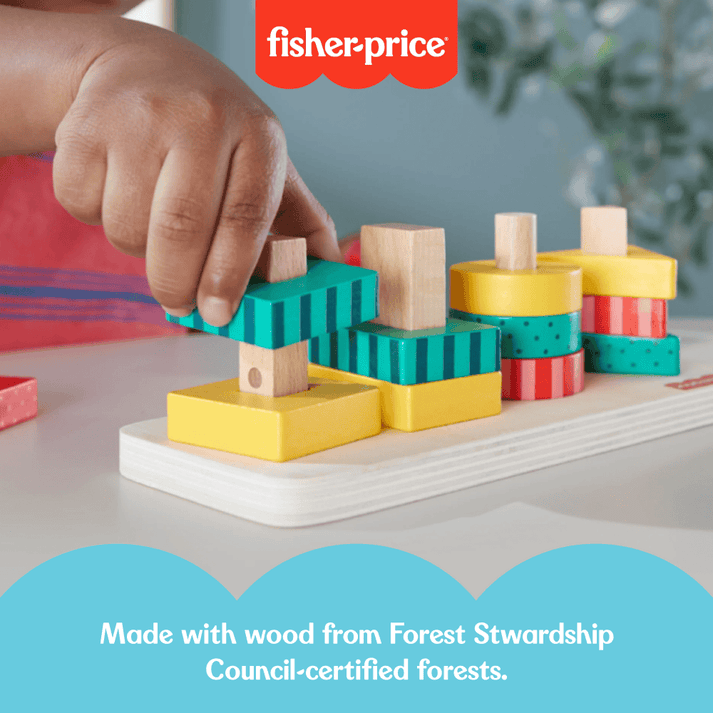 Fisher-Price Wooden Shape Stacker